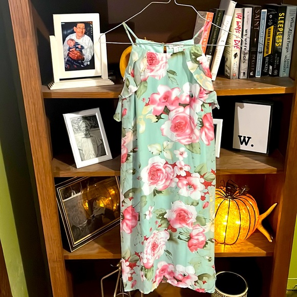 JODIFL | Dresses | Jodifl Dress Knee Length Mint Green With An Ombr Of ...
